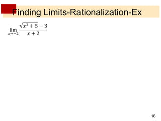 Lecture 5 limit laws | PPT