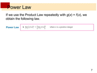 Lecture 5 limit laws | PPT