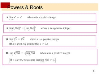 Lecture 5 limit laws | PPT