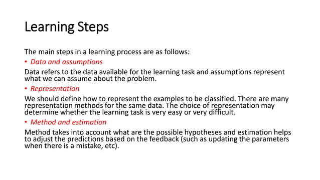 Lecture 5 machine learning updated | PPT