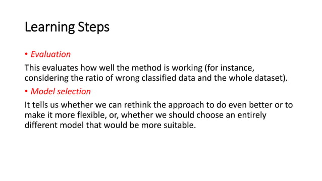Lecture 5 machine learning updated | PPT