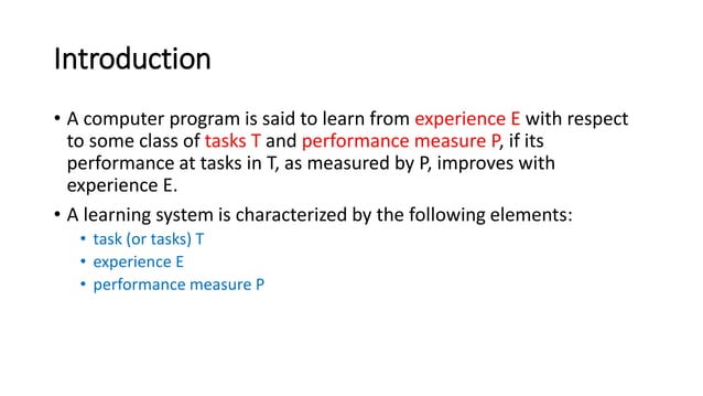 Lecture 5 machine learning updated | PPT