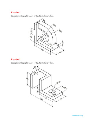 AutoCAD notes on Multi View objects.docx