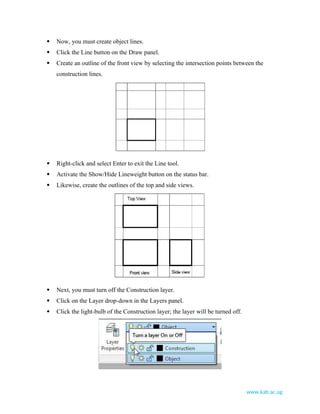 AutoCAD notes on Multi View objects.docx