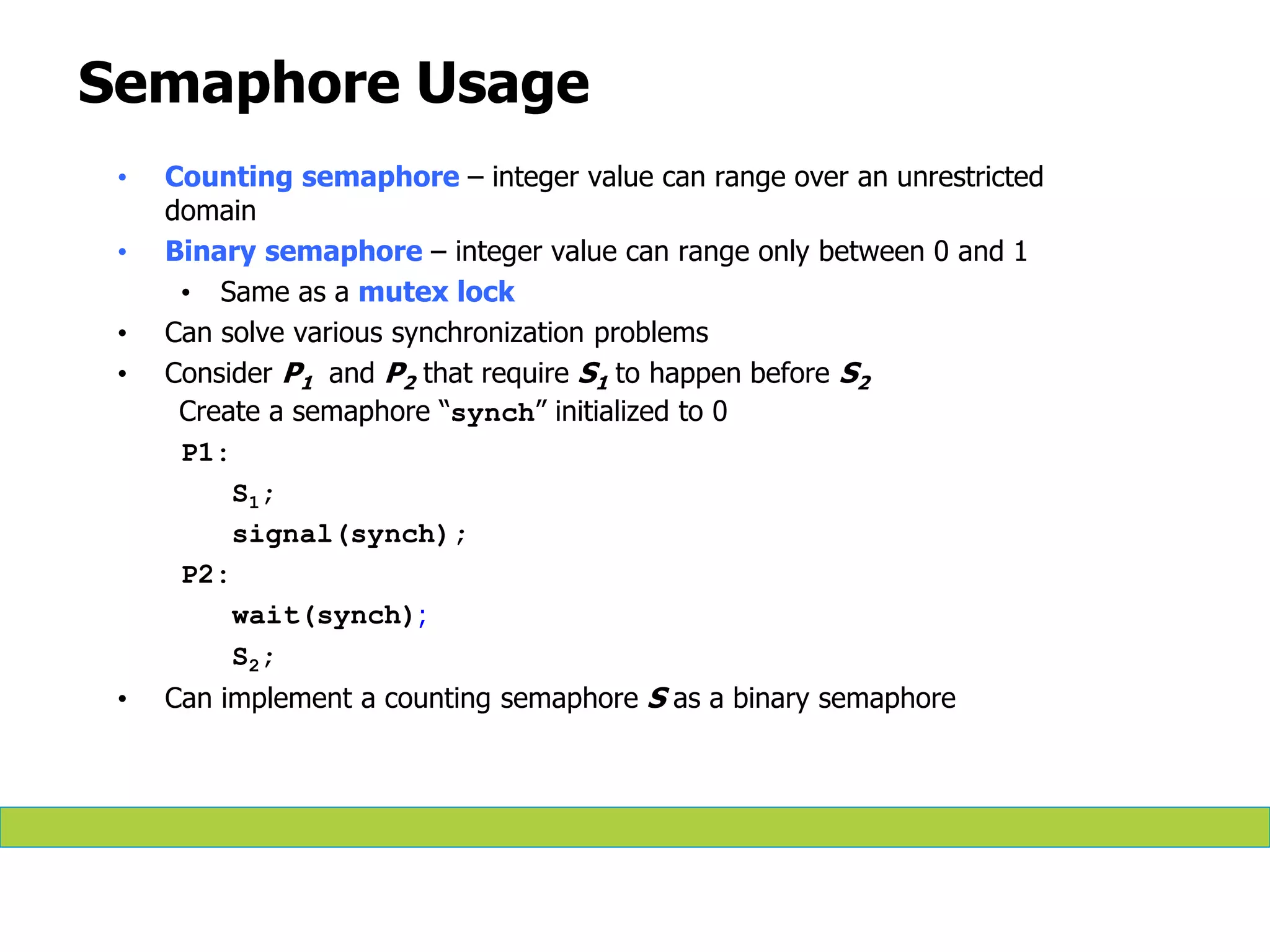 Lecture 5 Process Synchronization 1 Pptx