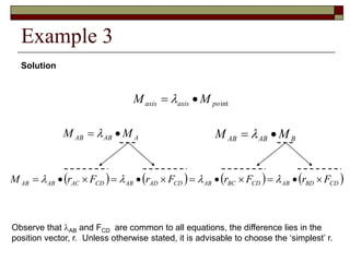 dynamics and static for the advanced Moments 3D.ppt | Physics | Science
