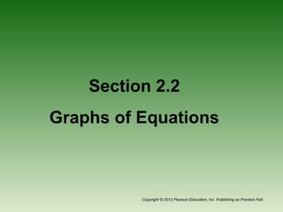 Lecture 5 sections 2.1-2.2 coordinate plane and graphs- | PPT