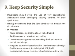 Security Design Principles.ppt | Internet Safety | Parenting