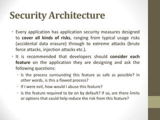 Security Design Principles.ppt | Internet Safety | Parenting