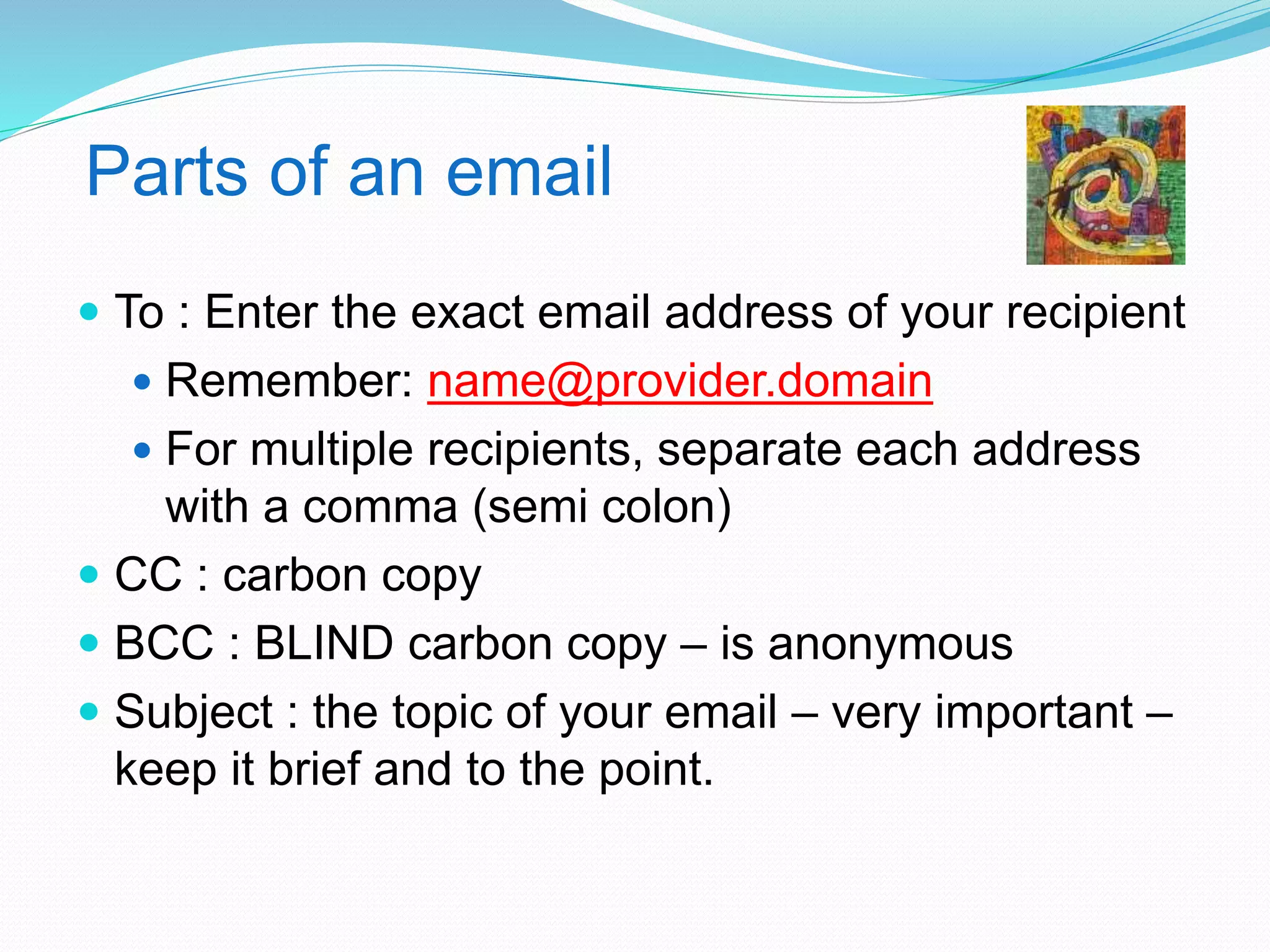 Lecture 5 sending and receiving e-mail | PDF