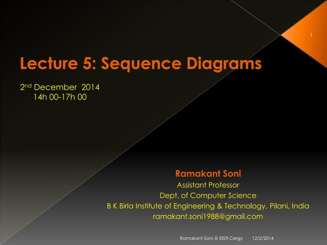 Sequence diagram- UML diagram | PDF