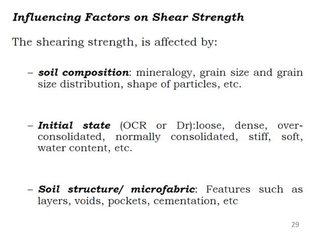 Lecture 5 shear strength of soils | PPT