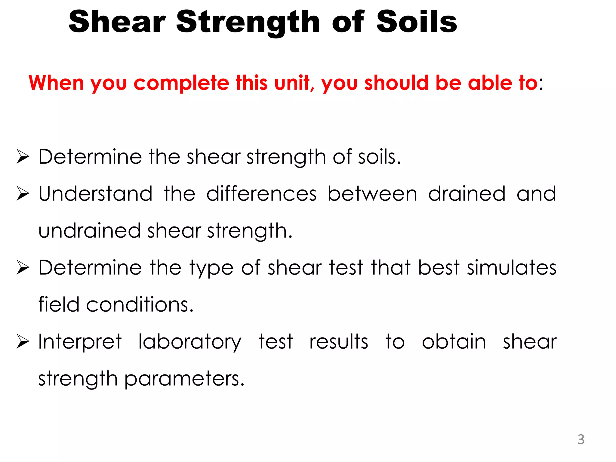 Lecture 5 shear strength of soils | PDF