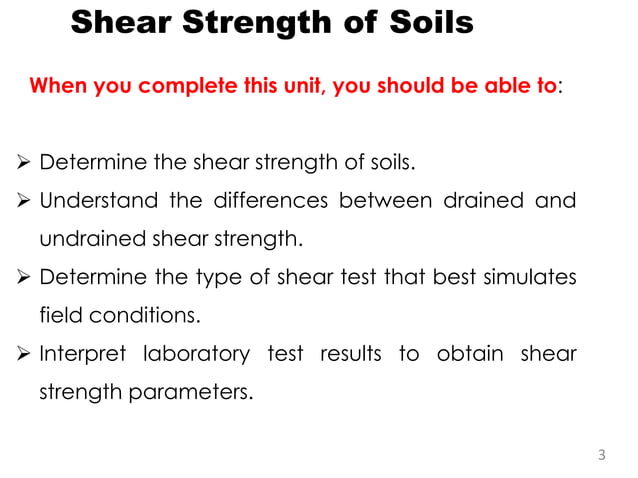 Lecture 5 shear strength of soils | PDF | Geology | Science