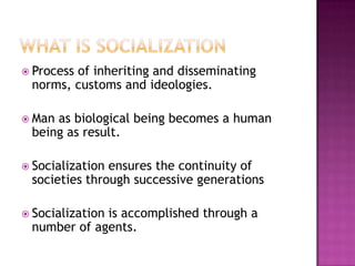 Lecture 5 socialization | PPTX