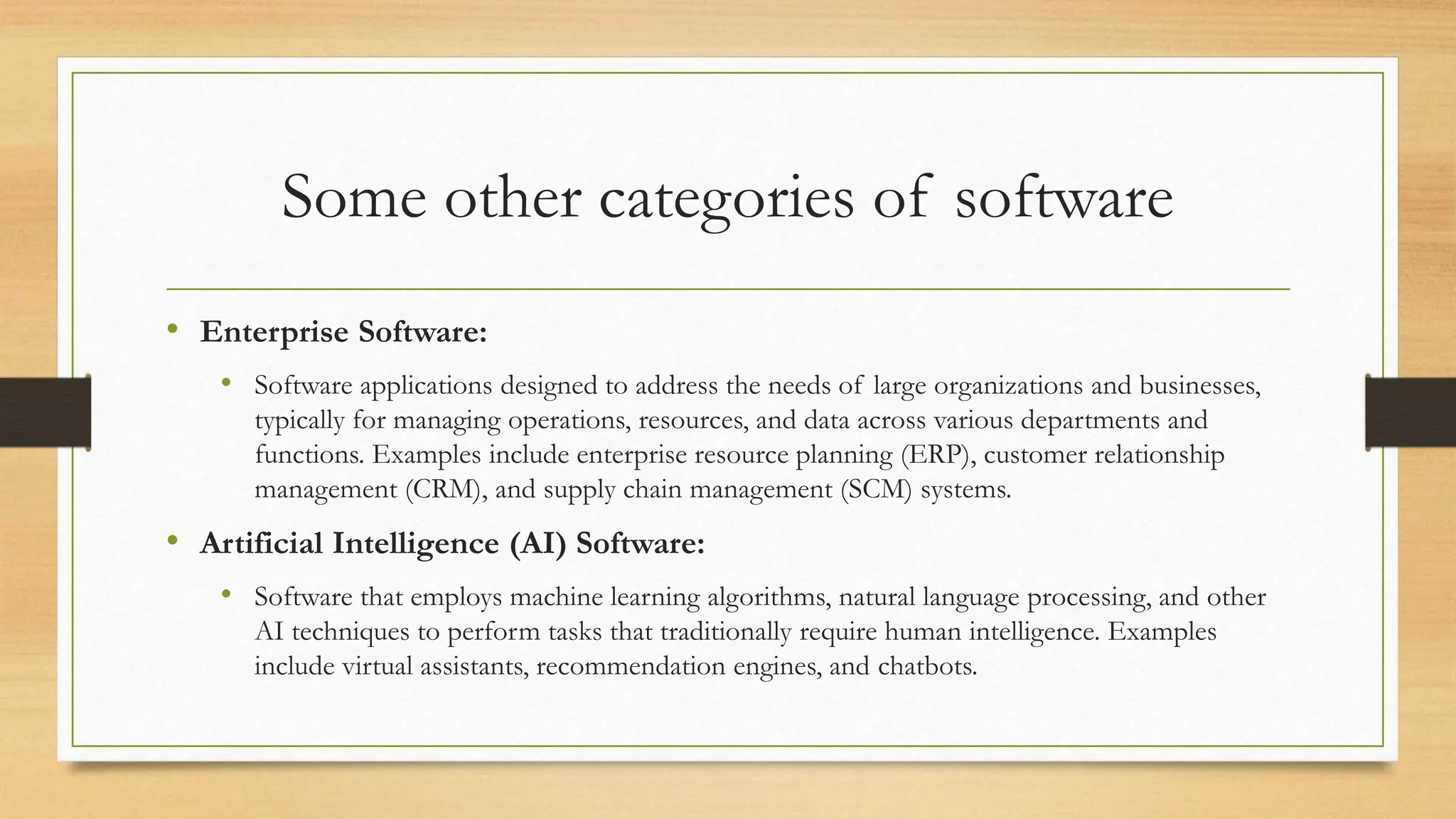 Lecture 5 - Software and it's types.pdf. | PPT