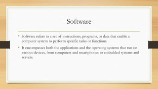 Lecture 5 - Software and it's types.pdf. | PPT
