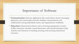 Lecture 5 - Software and it's types.pdf. | PPT