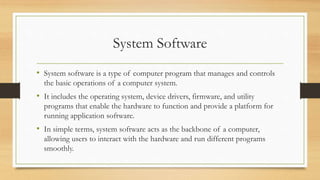 Lecture 5 - Software and it's types.pdf. | PPT