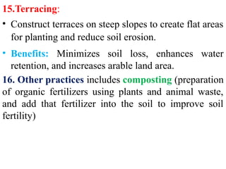 Lecture 5-Soil and Water Management under Agroforestry system.pptx