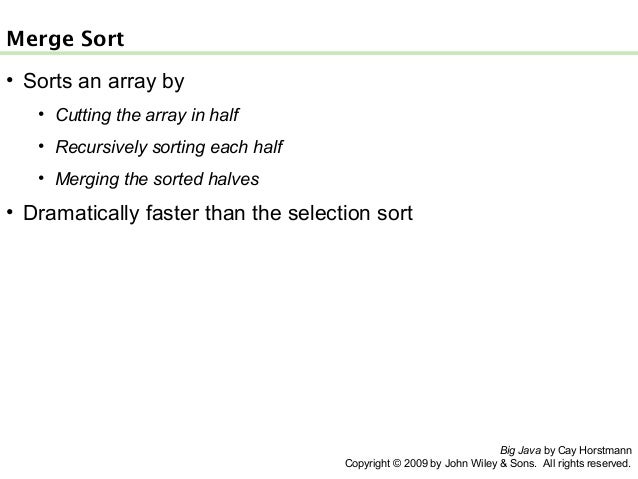 Lecture 5 sorting and searching