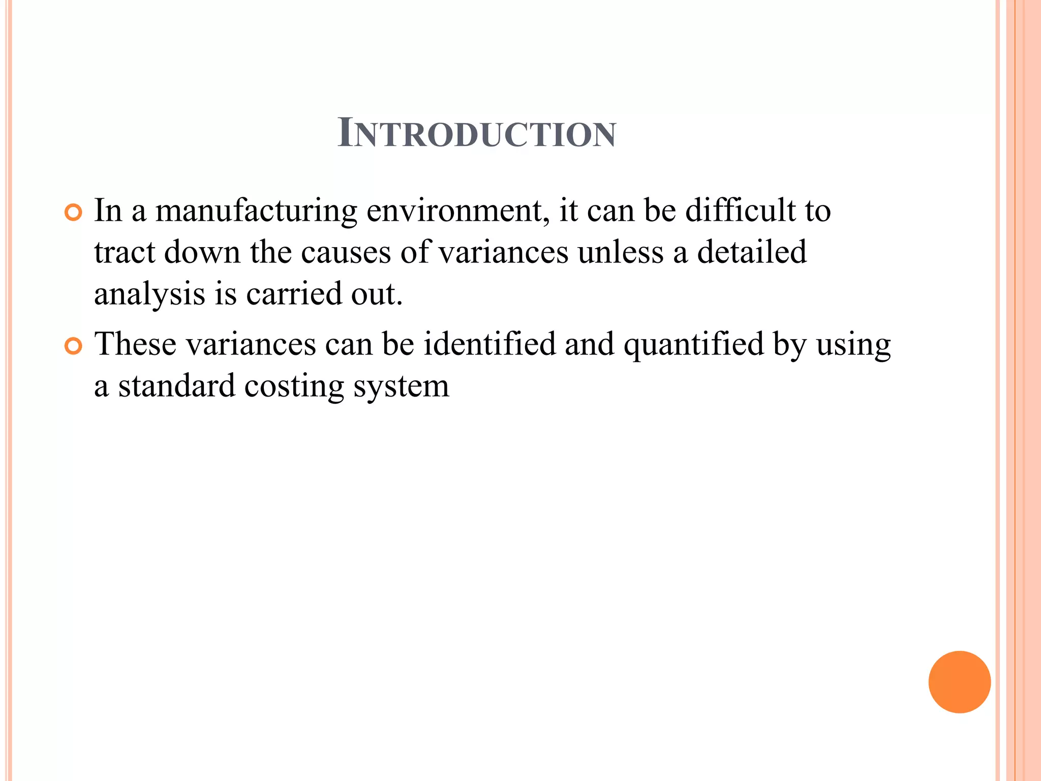 Lecture 5 Standard Costing and variance analysis pdf Lecture 5 Standard Costing and variance analysis pdf