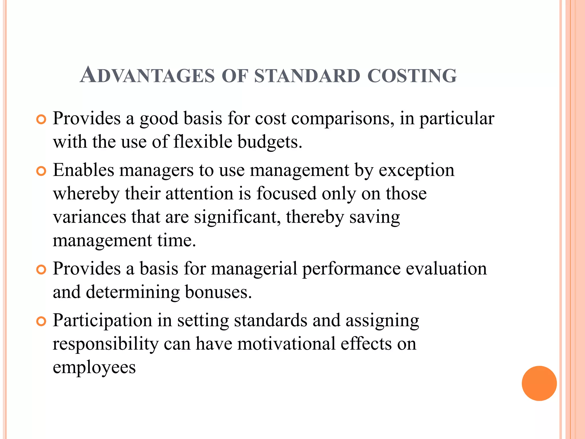 Lecture 5 Standard Costing and variance analysis pdf Lecture 5 Standard Costing and variance analysis pdf