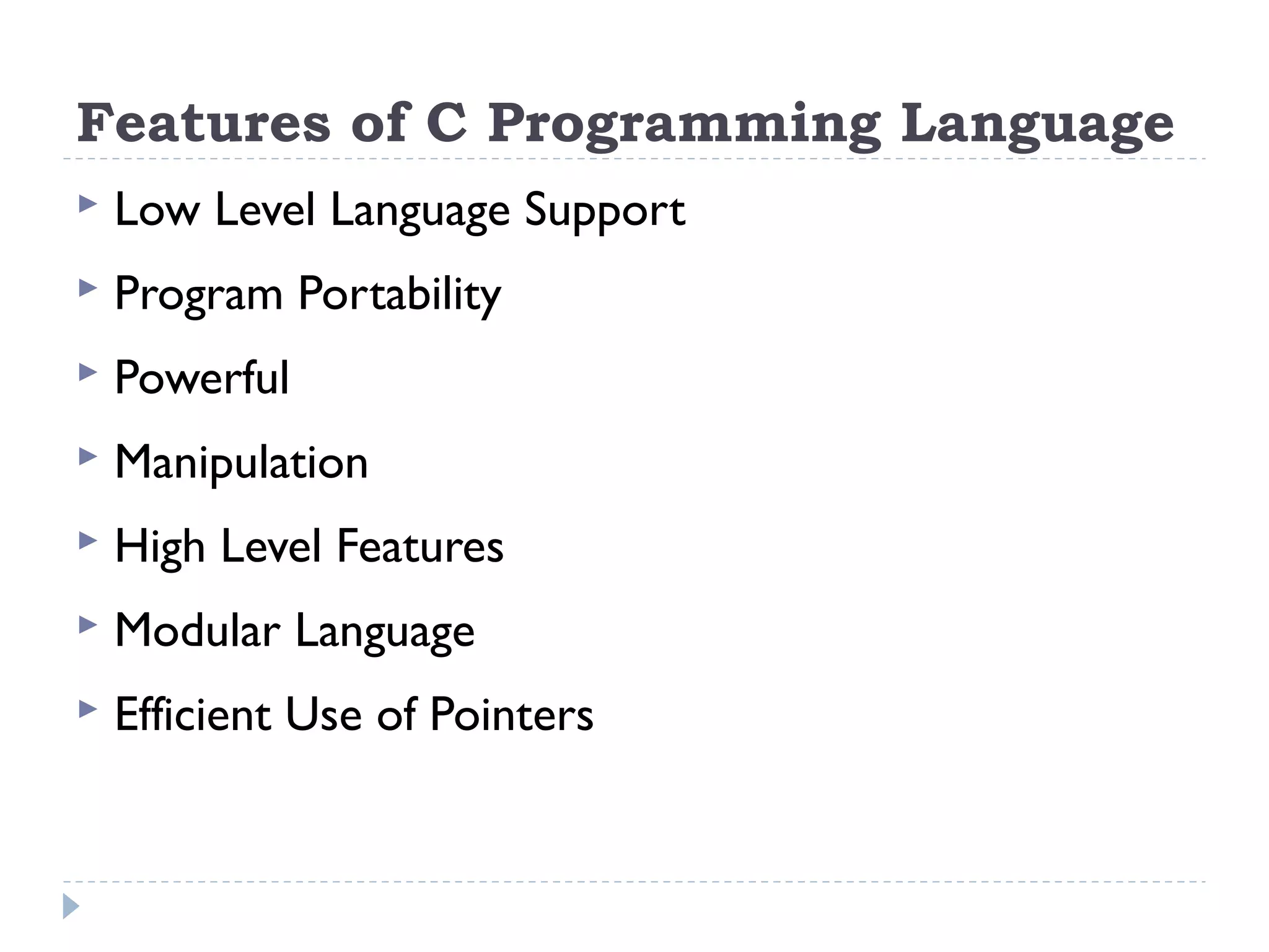 Lecture 5 Structured Programming Language Ppt