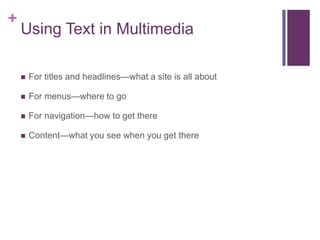 multimedia (2nd) | PPT