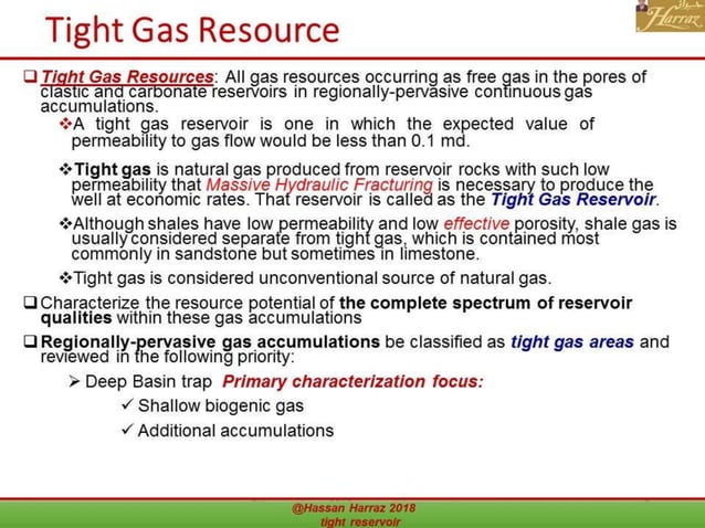 tight Gas reservoir | PDF | Chemistry | Science