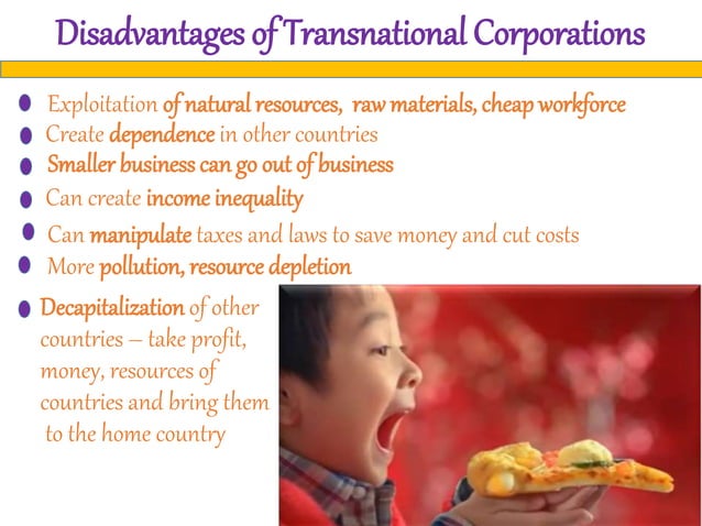 Lecture 5 Transnational corporations | PPTX