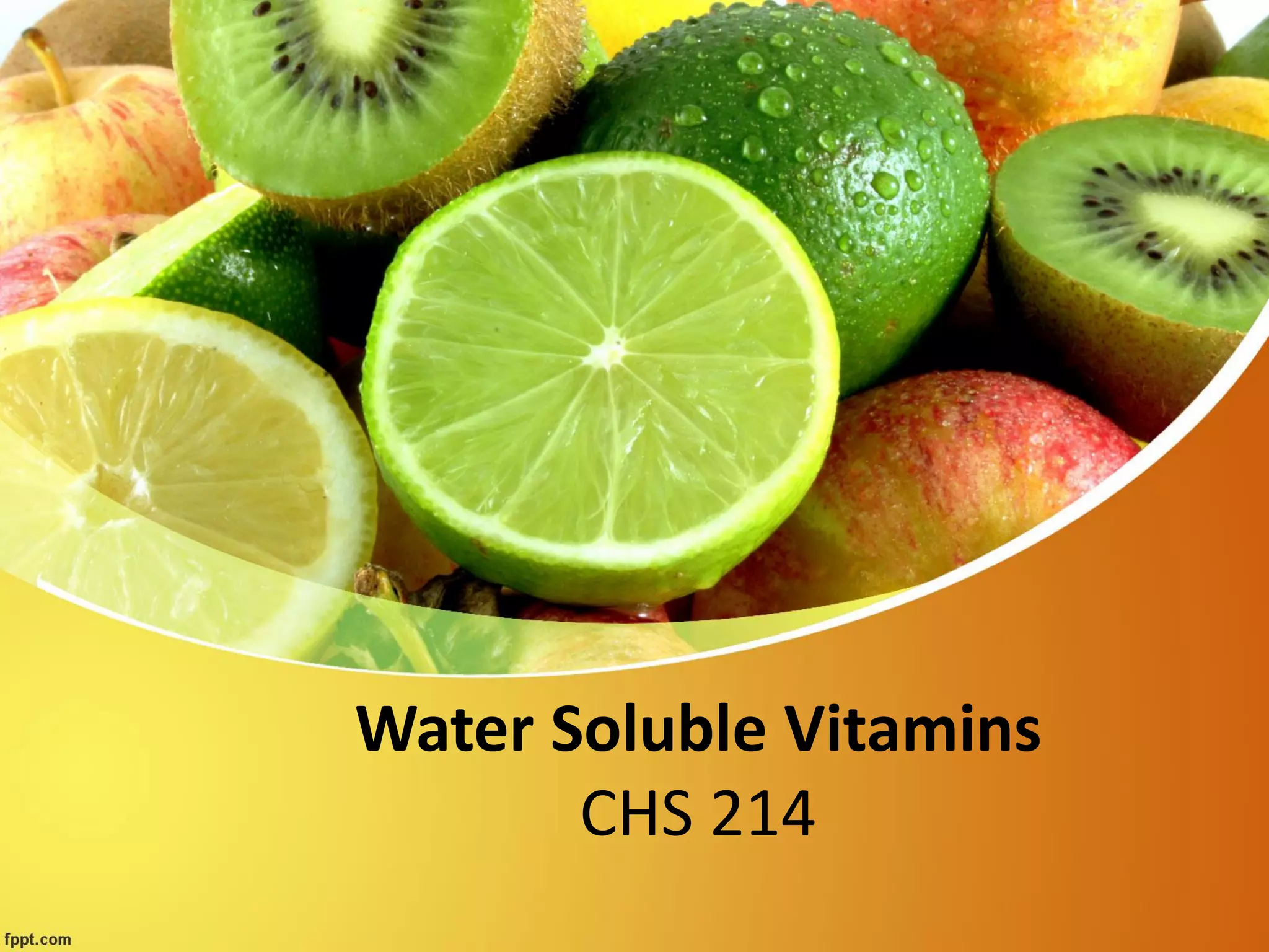 Water Soluble Vitamins | PDF