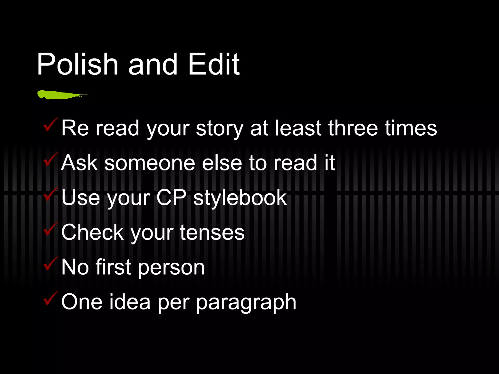 Lecture 5 writing a news feature | PPT