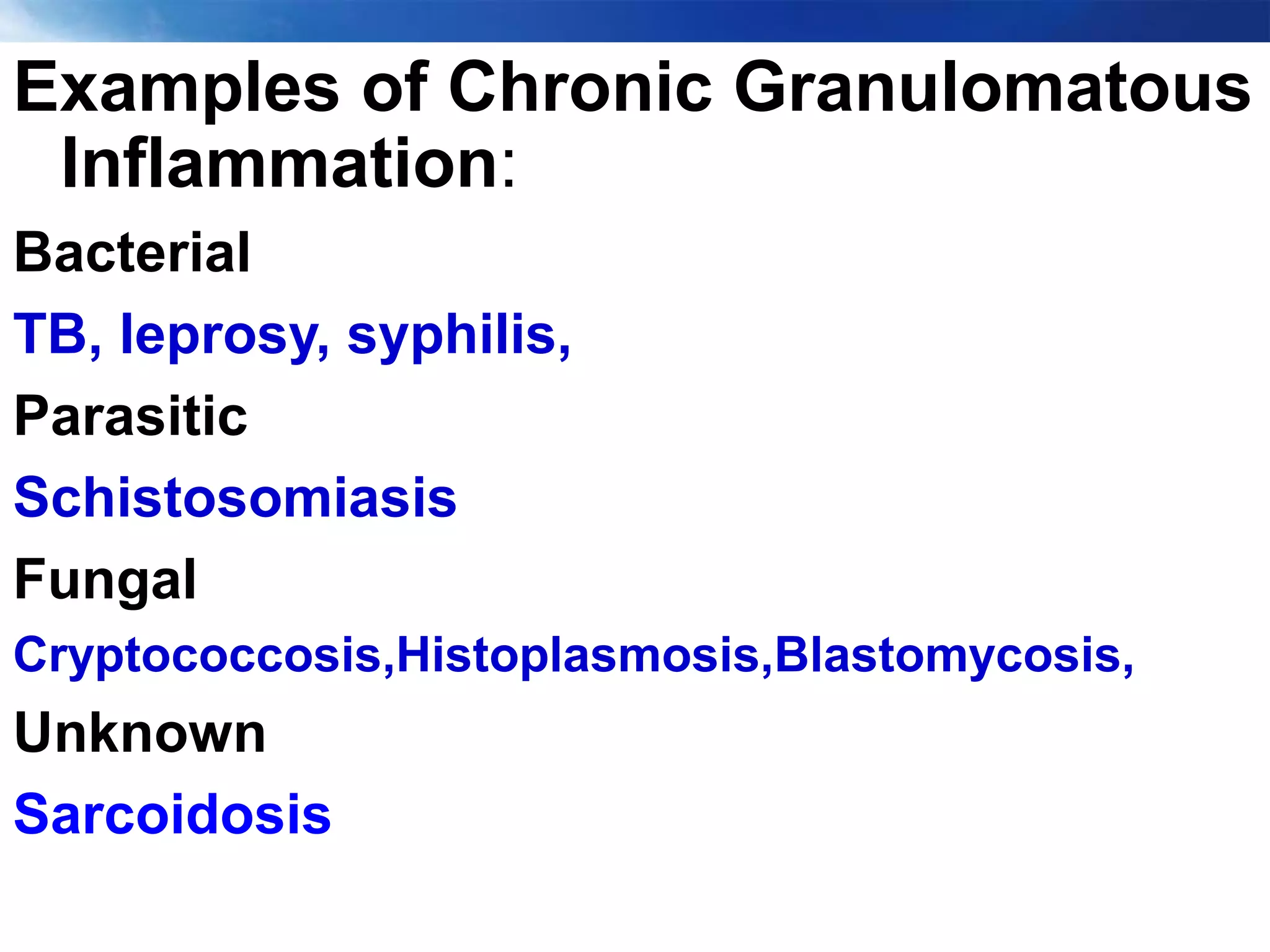 Lecture 50 chronic inflammation.ppt 4.11.11