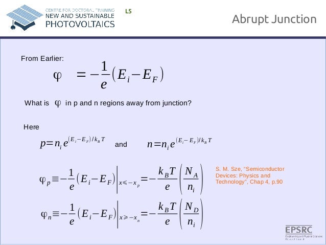 Lecture 5: Junctions