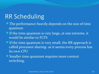 Lecture 5, 6 and 7 cpu scheduling | PPT
