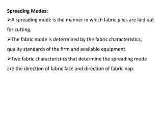 fabric spreading | PPTX