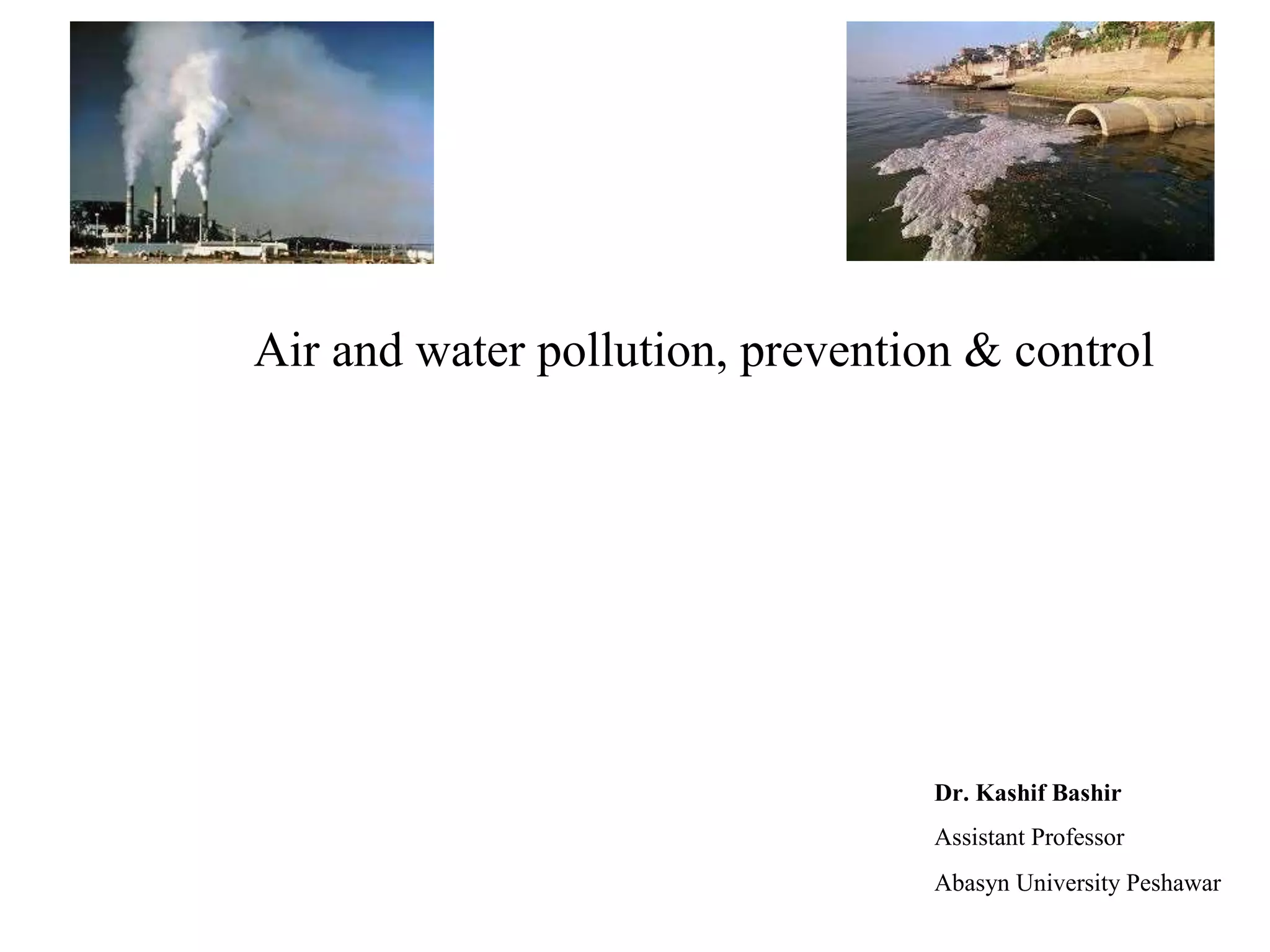 Air and water pollution, prevention & control | PDF