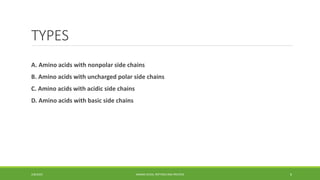 LECTURE # 5 AMINO ACIDS PEPTIDES AND PROTEIN.pptx