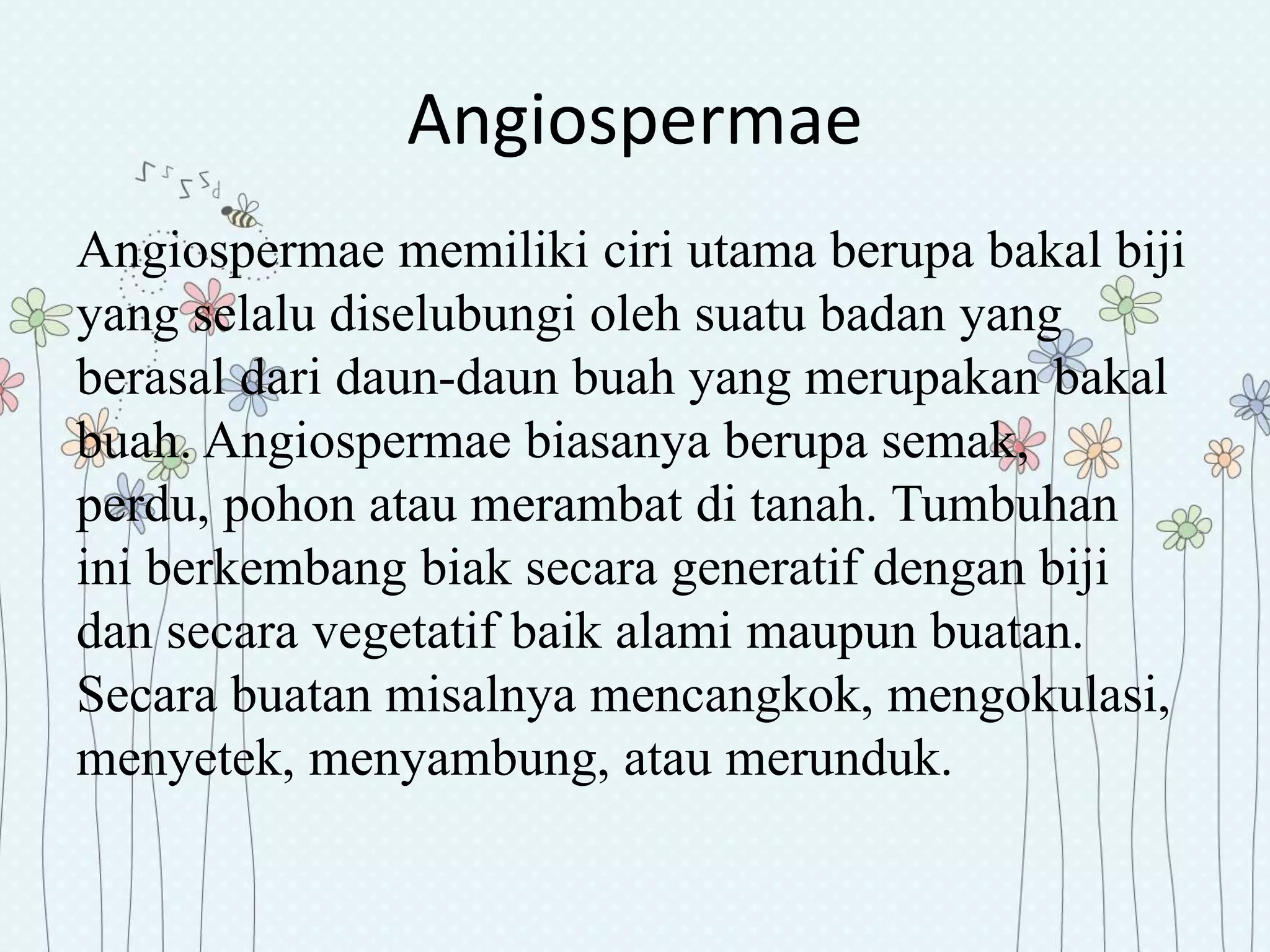 PPT Embriologi Tumbuhan - Angiospermae | PPTX