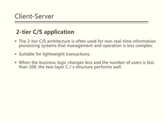 Lecture5 architecture styles.pdf | Computing | Technology & Computing