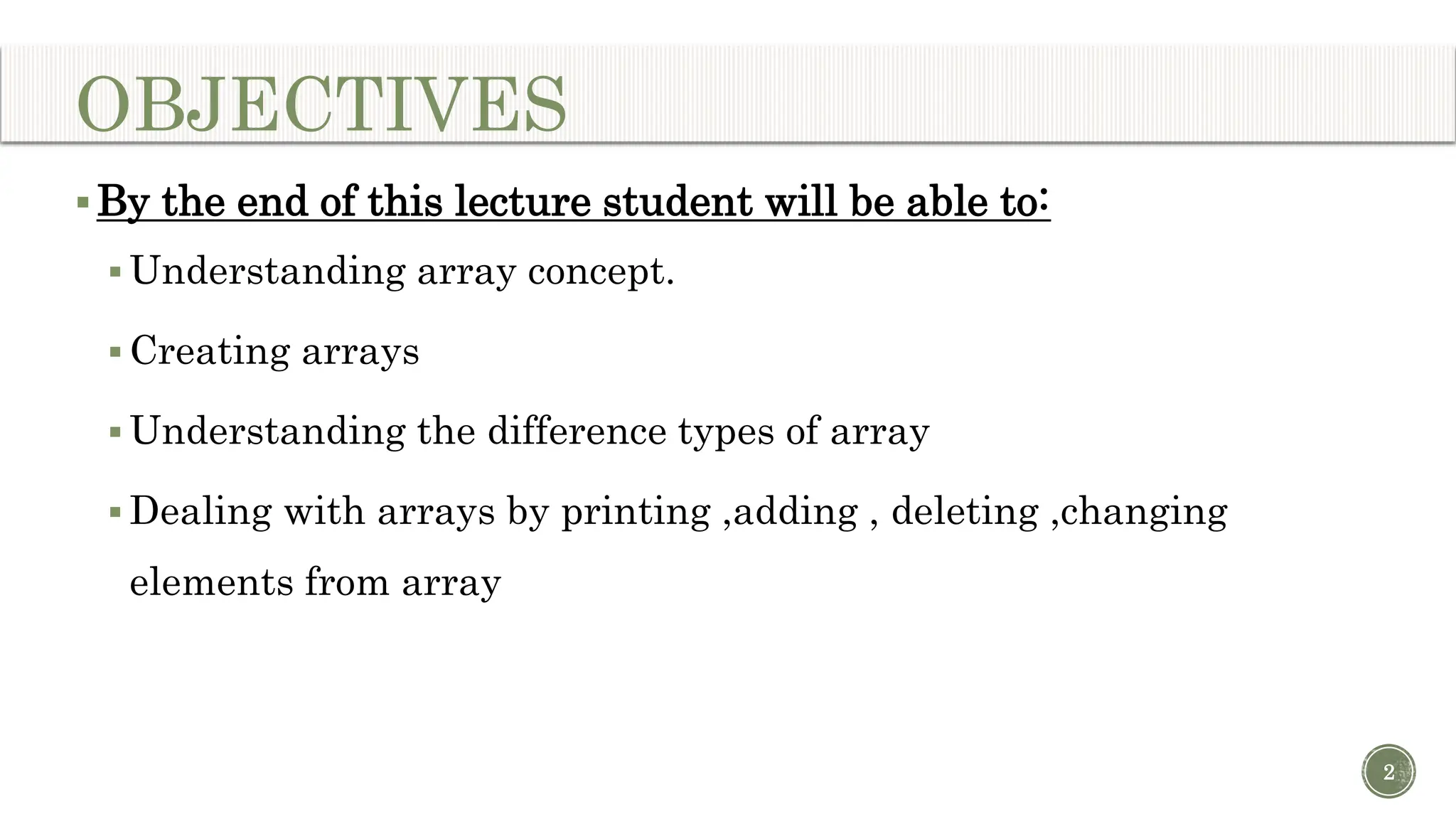 Lecture 5 Array In Phppptxlecture 10 Css Part 2pptxvvvvvvvvvvvvvv Ppt
