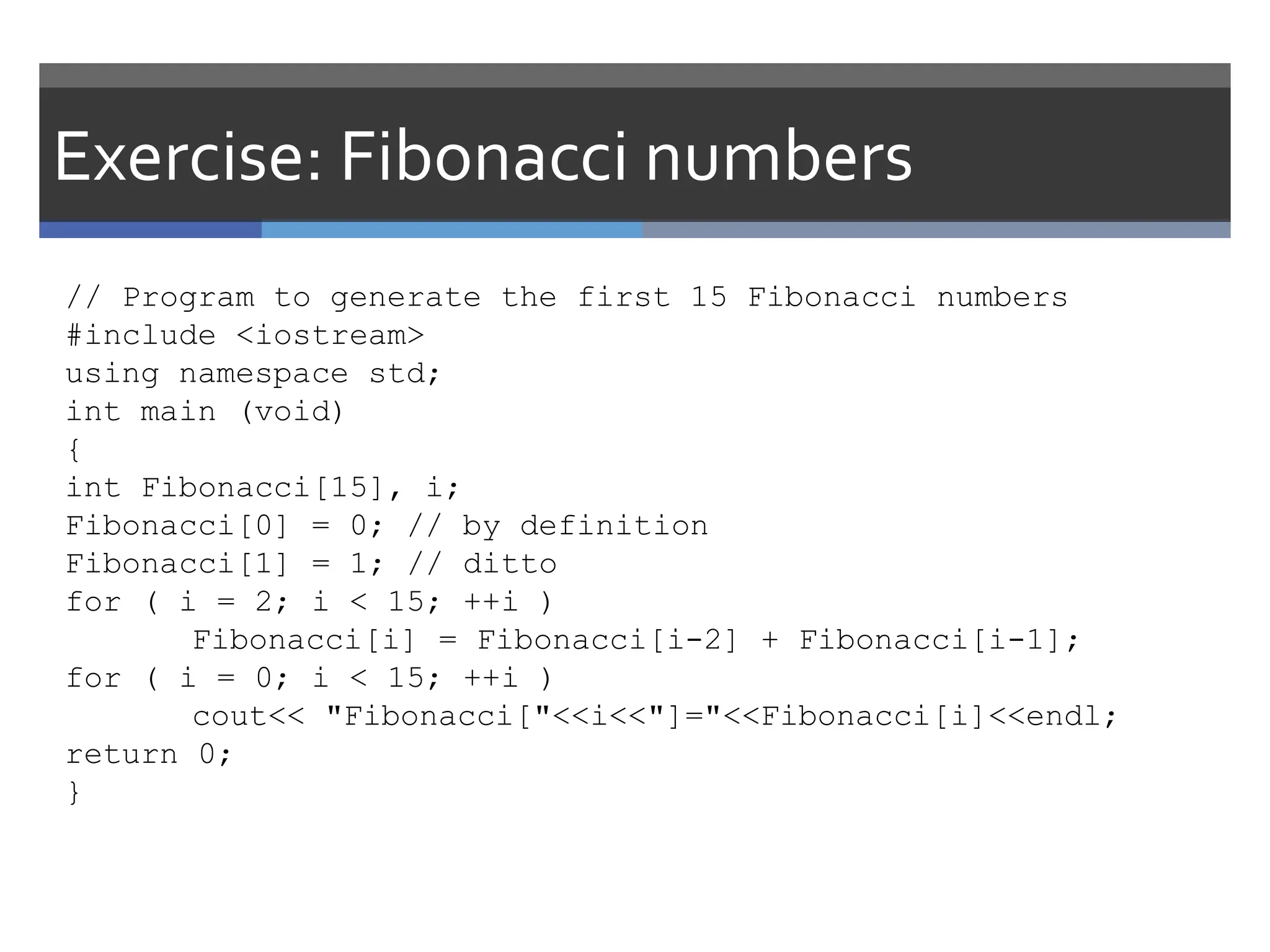 Lecture 5Arrays on c++ for Beginner.pptx | Programming Languages | Computing
