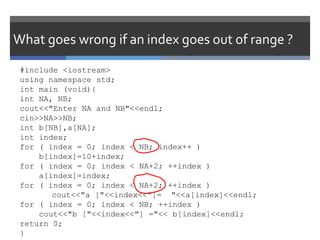Lecture 5Arrays on c++ for Beginner.pptx | Programming Languages | Computing