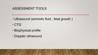 Lecture 5 Assessment of fetal wellbeing | PPT