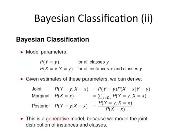 Lecture 5: Bayesian Classification | PDF