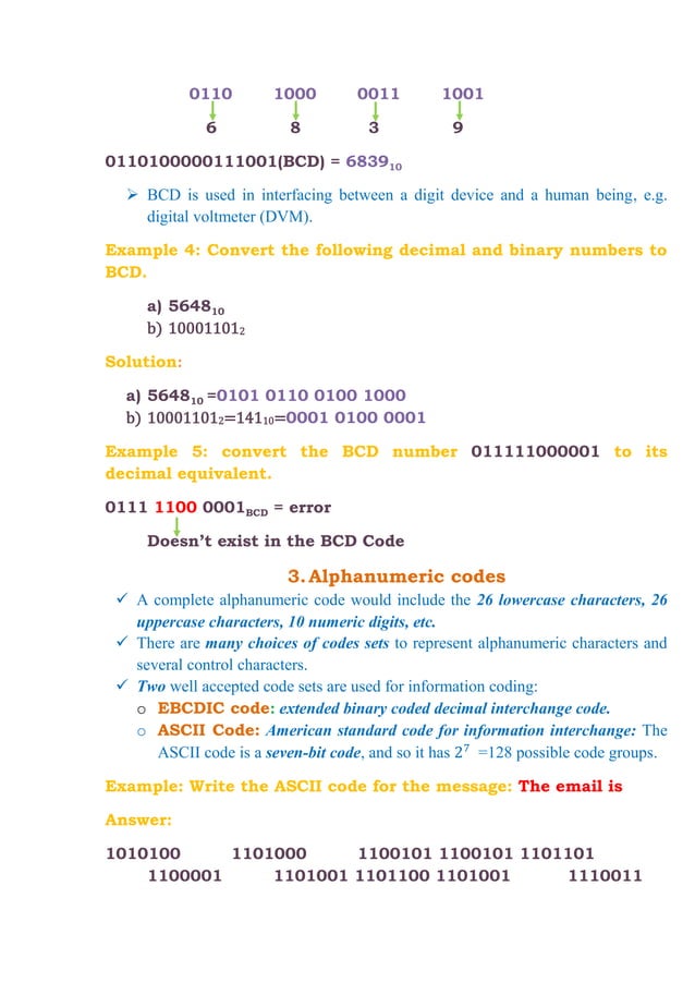 Lecture 5 binary_codes | PDF | Programming Languages | Computing