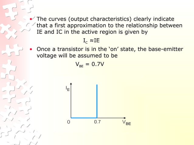 (BJT bipolar junction transistor transition | PPT