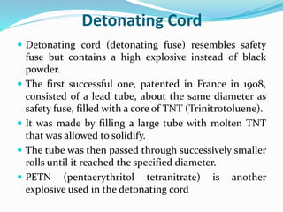 Lecture 5 Blast Initiation.pdf | Chemistry | Science