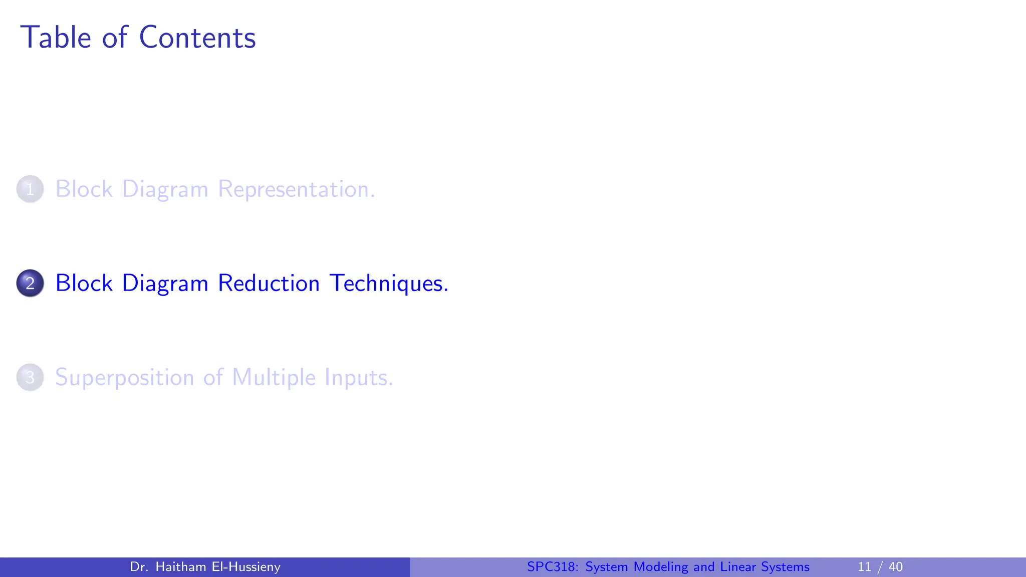 block diagram reduction of control system | PDF